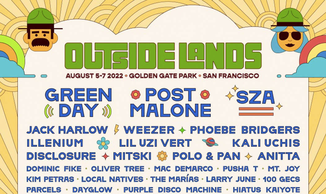 Outside Lands 2022 lineup has been revealed! | The Heart Sounds