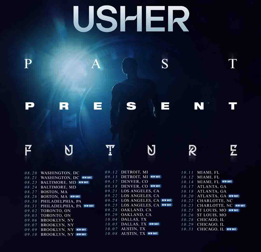 USHER is coming to Austin… Twice! | The Heart Sounds