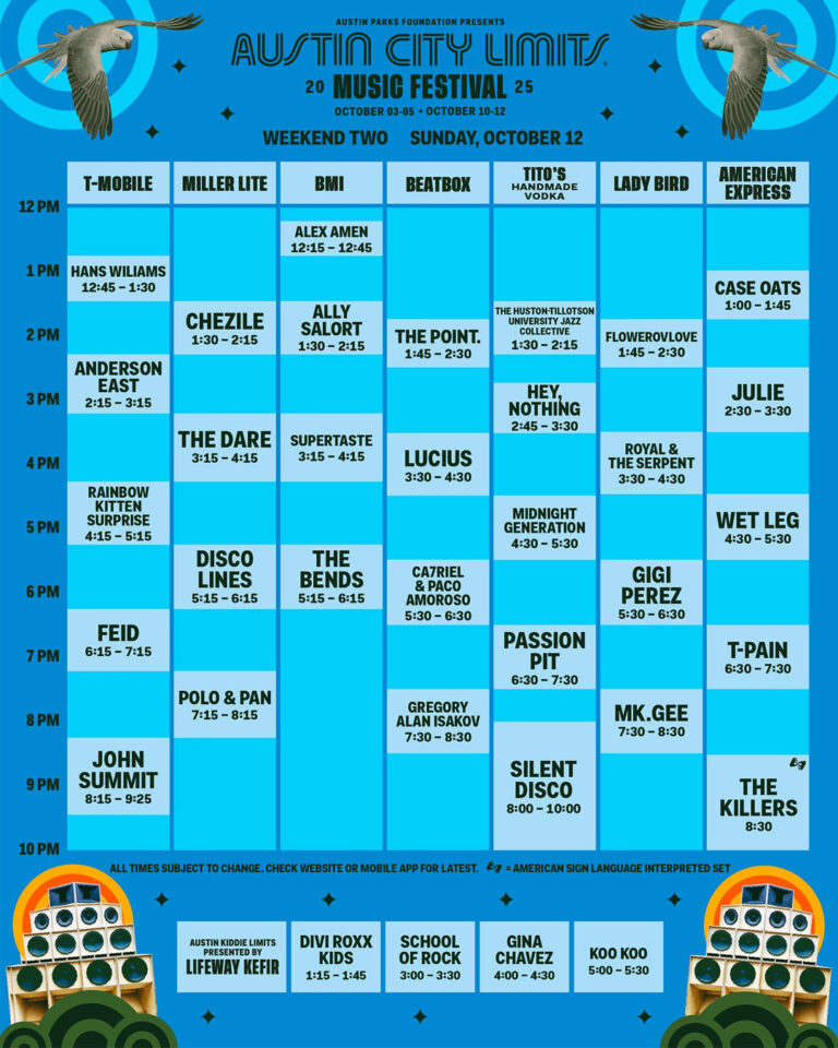 ACL 2025 UPDATE - Daily Schedule! | The Heart Sounds